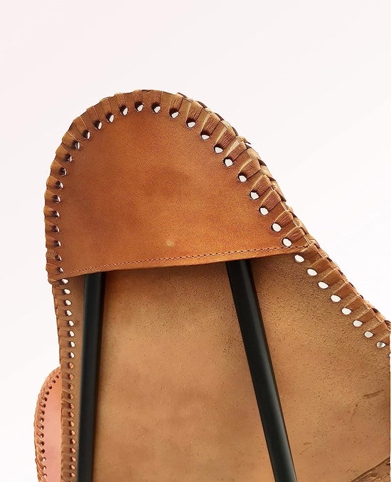 Classy Handmade Leather Living Room Chairs-Butterfly Chair Tan Side Ha ...